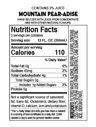 Mountain Pear-adise | Celebrations Mix Pack | Truly Hard Seltzer ...